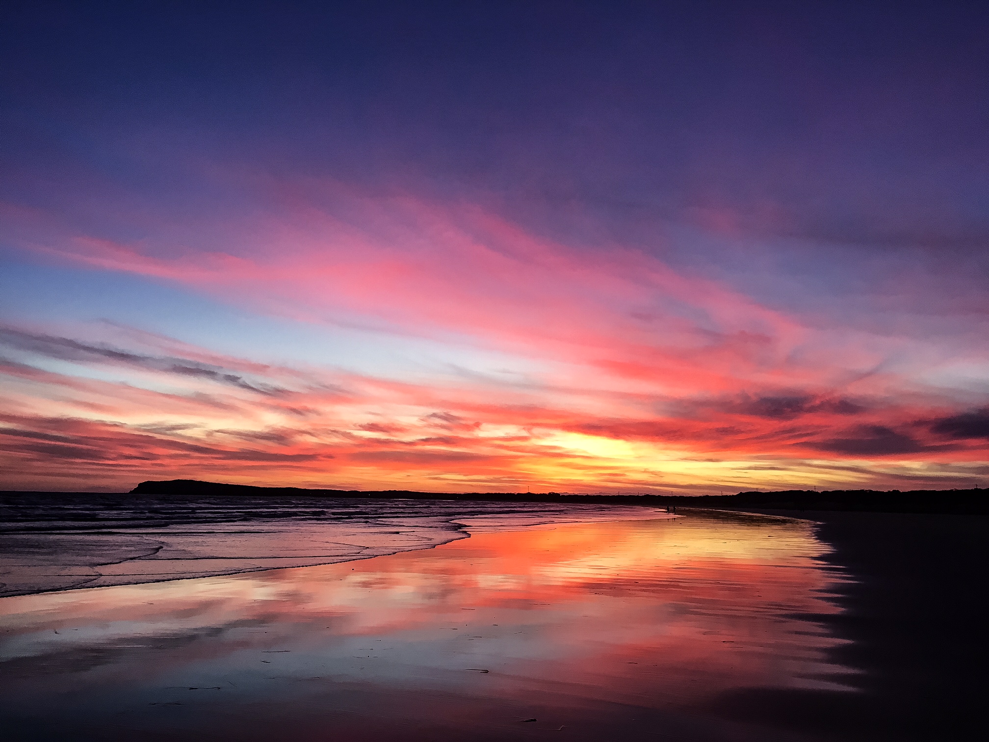 Sunset at Ocean Grove beach – Eight Skies