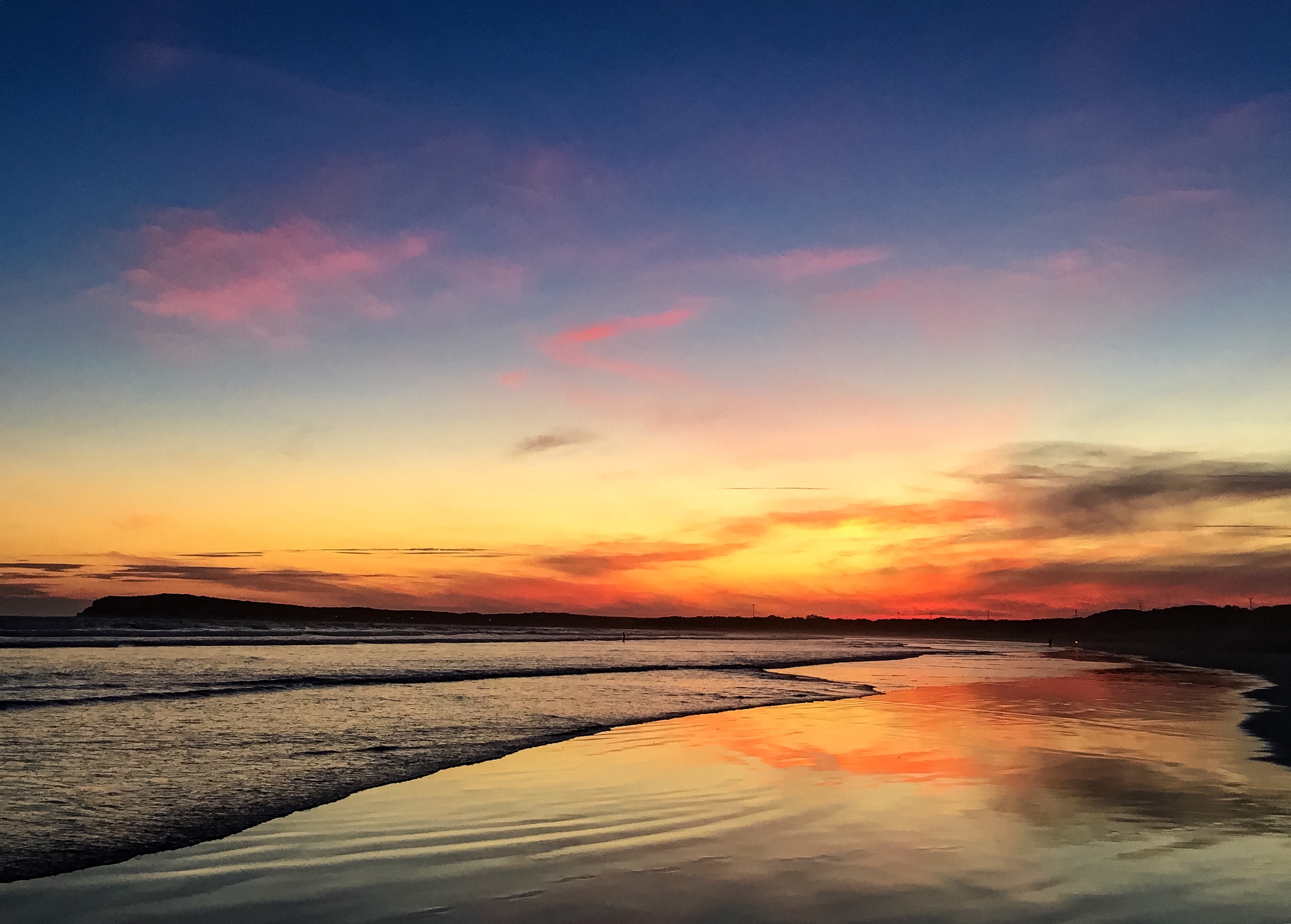 Sunset at Ocean Grove beach – Eight Skies